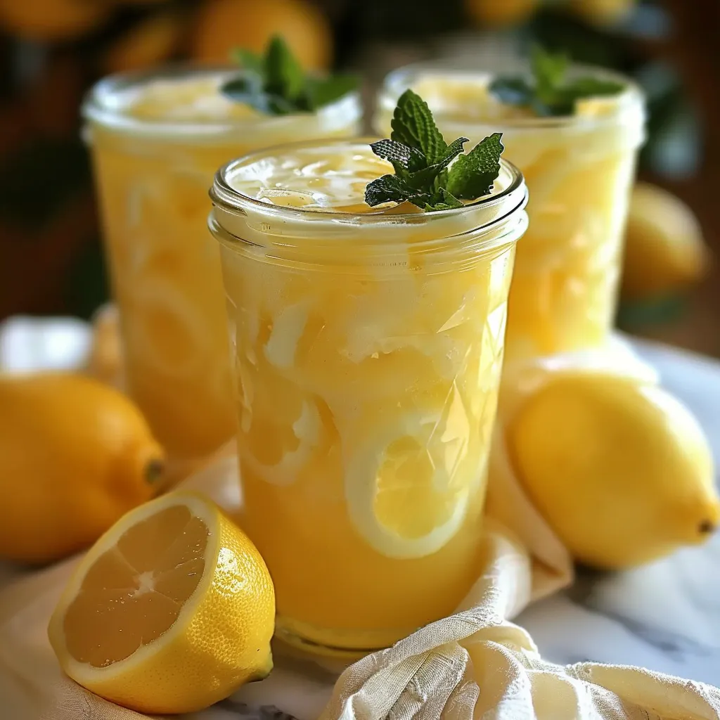 Refreshing Condensed Milk Lemonade Summer Drink